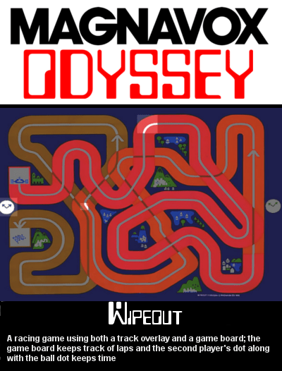 Wipeout (video game, arcade racing, top-down, fixed screen, discrete logic) reviews & ratings ...