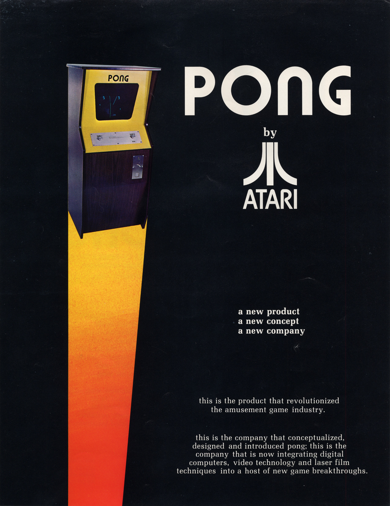 Pong (video game, ball and paddle, table tennis, fixed screen, top-down ...