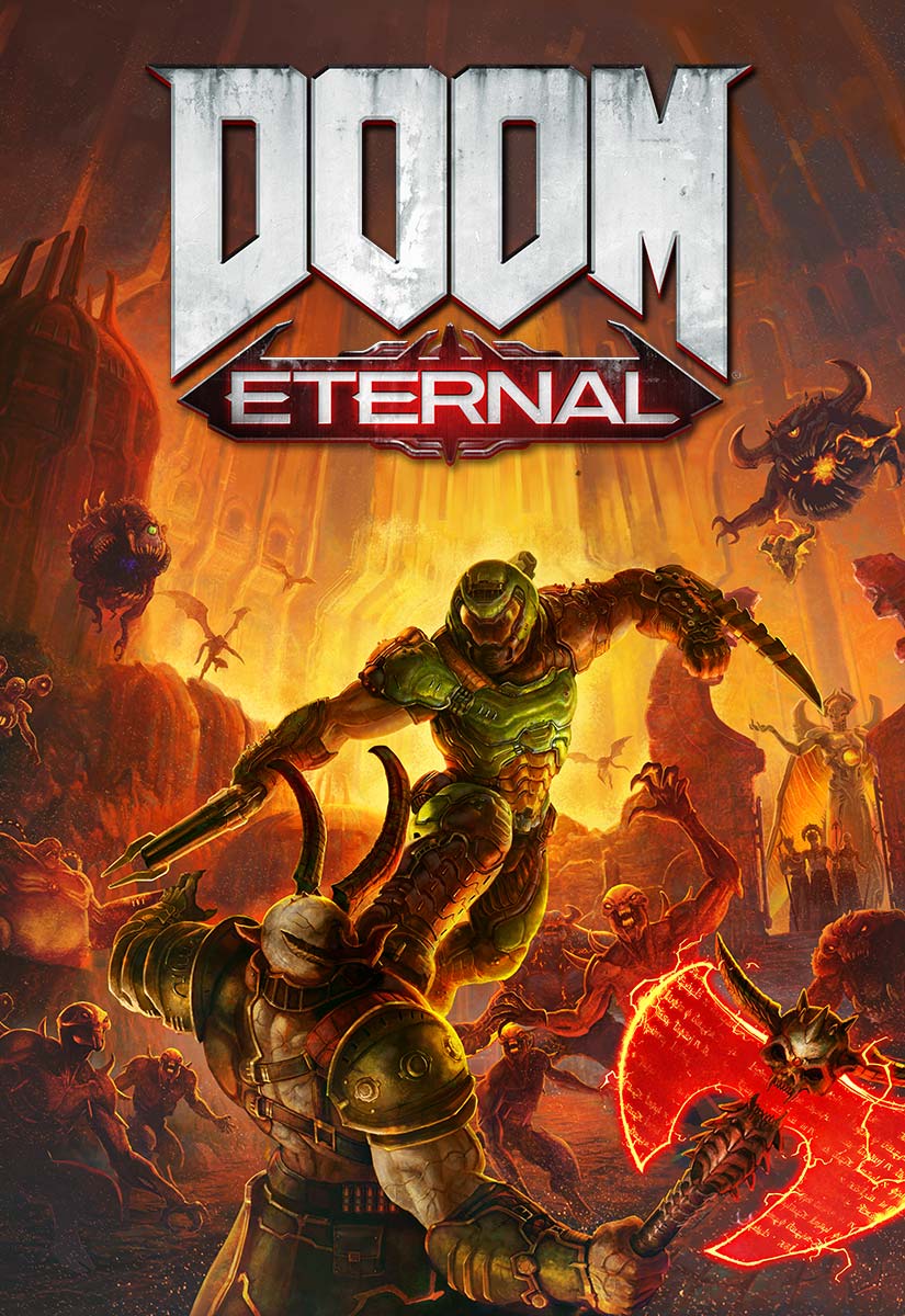 Doom Eternal (video game, first-person shooter, post-apocalyptic ...