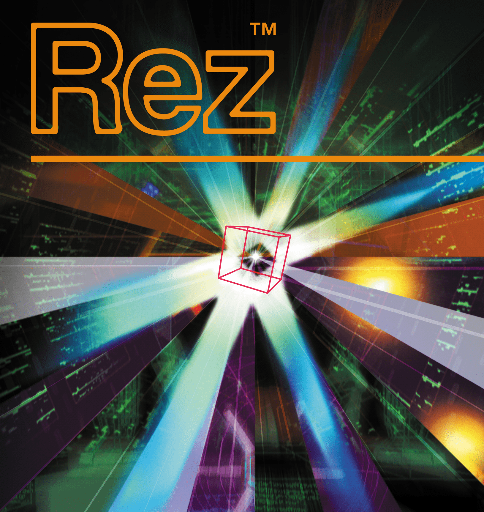 Rez (video game, rail shooter, music, cyberpunk, surrealism, third ...