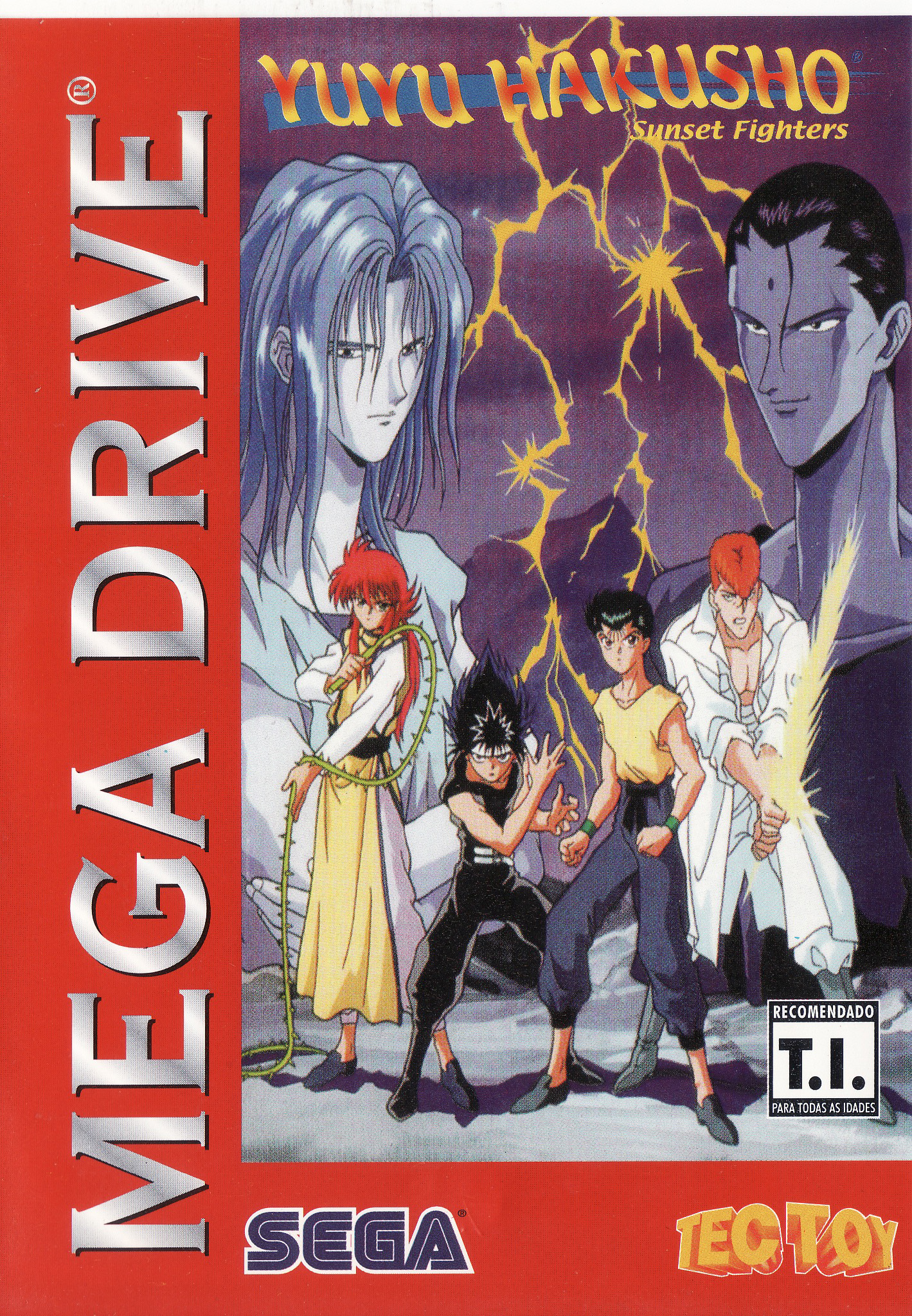 Yu Yu Hakusho: Sunset Fighters [幽☆遊☆白書 魔強統一戦] (video game, Mega Drive ...