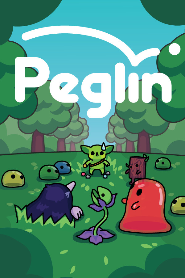 Peglin (video game, roguelite, aim and shoot puzzle, side view, fixed ...