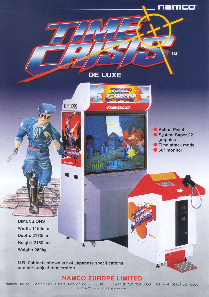 Time Crisis (video game, light gun shooter, rail shooter, espionage ...