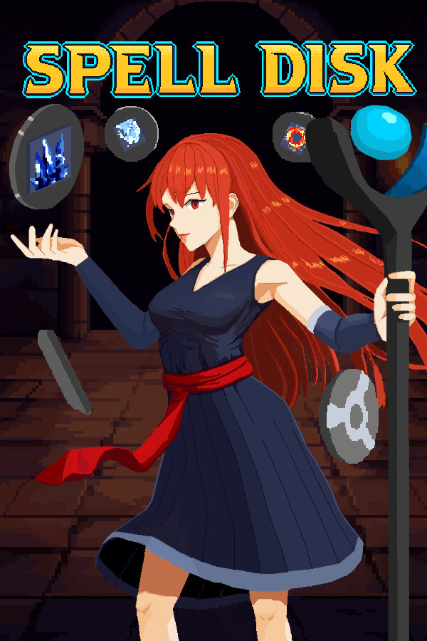 Spell Disk (video game, high fantasy, action roguelike, anime art ...