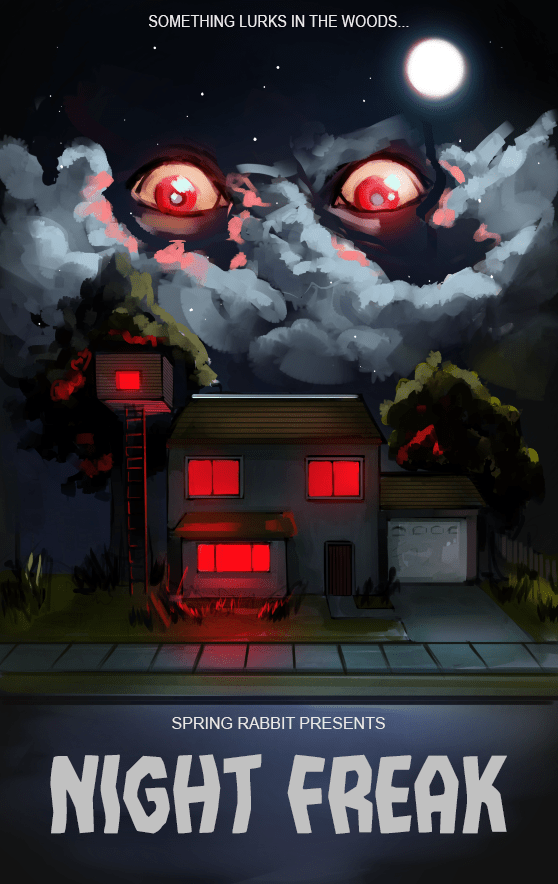 Night Freak (video game, Halloween, graphic adventure, psychological ...