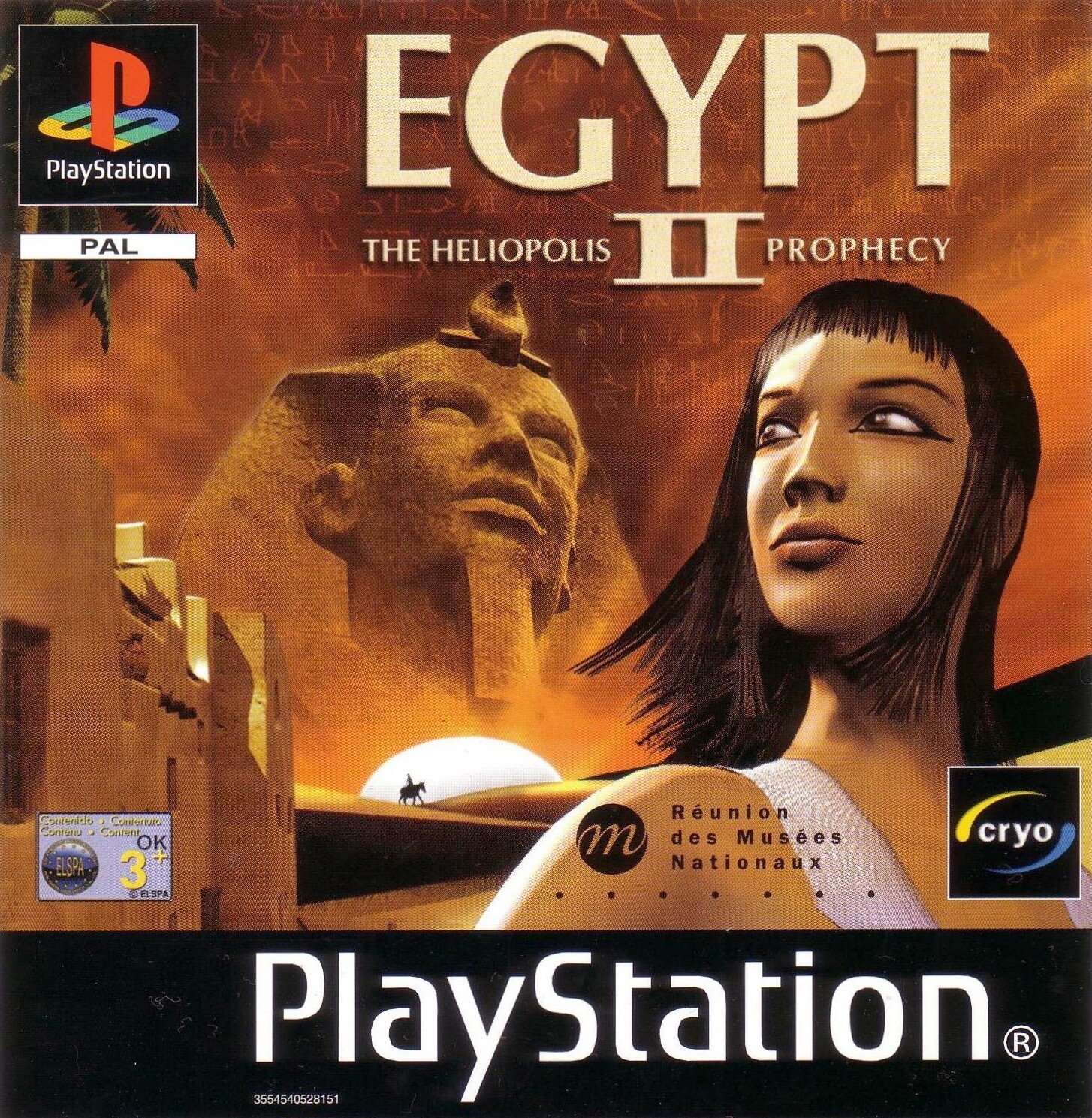 Egypt II: The Heliopolis Prophecy (video game, PS1, 2001) reviews ...