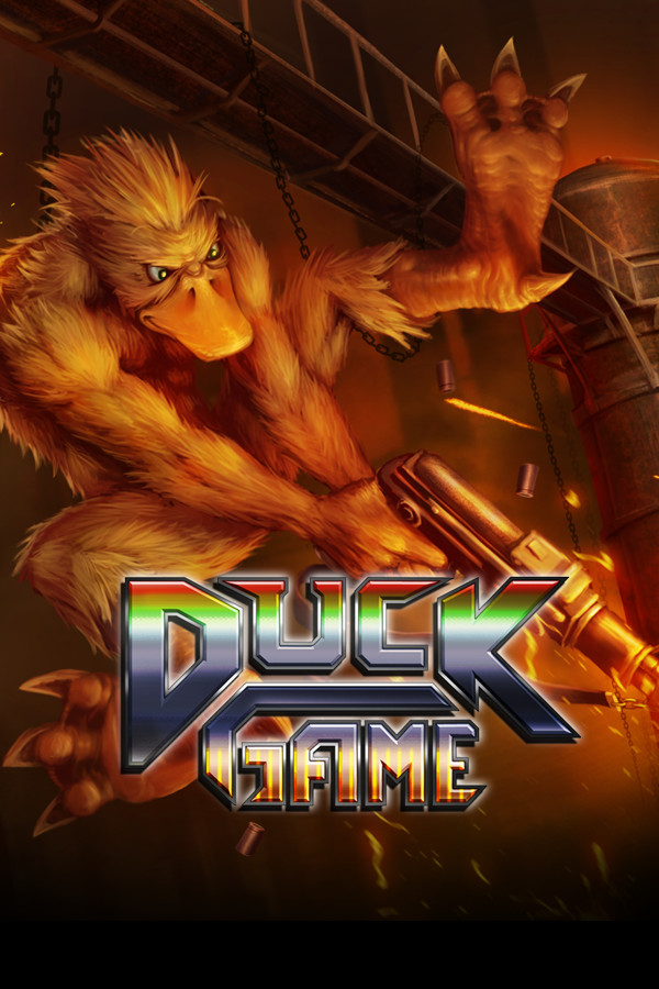 Duck Game (video game, platform fighting, side view, run and gun, pixel ...