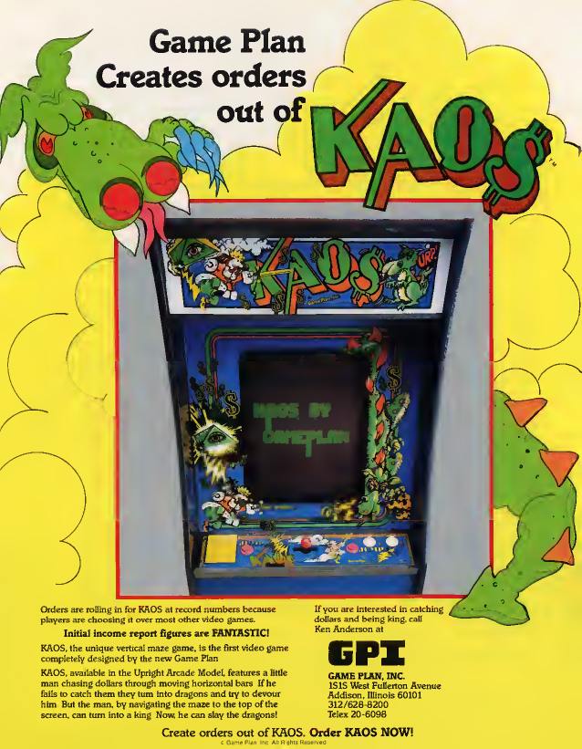 Kaos (video game, single-screen platformer, maze chase) reviews ...