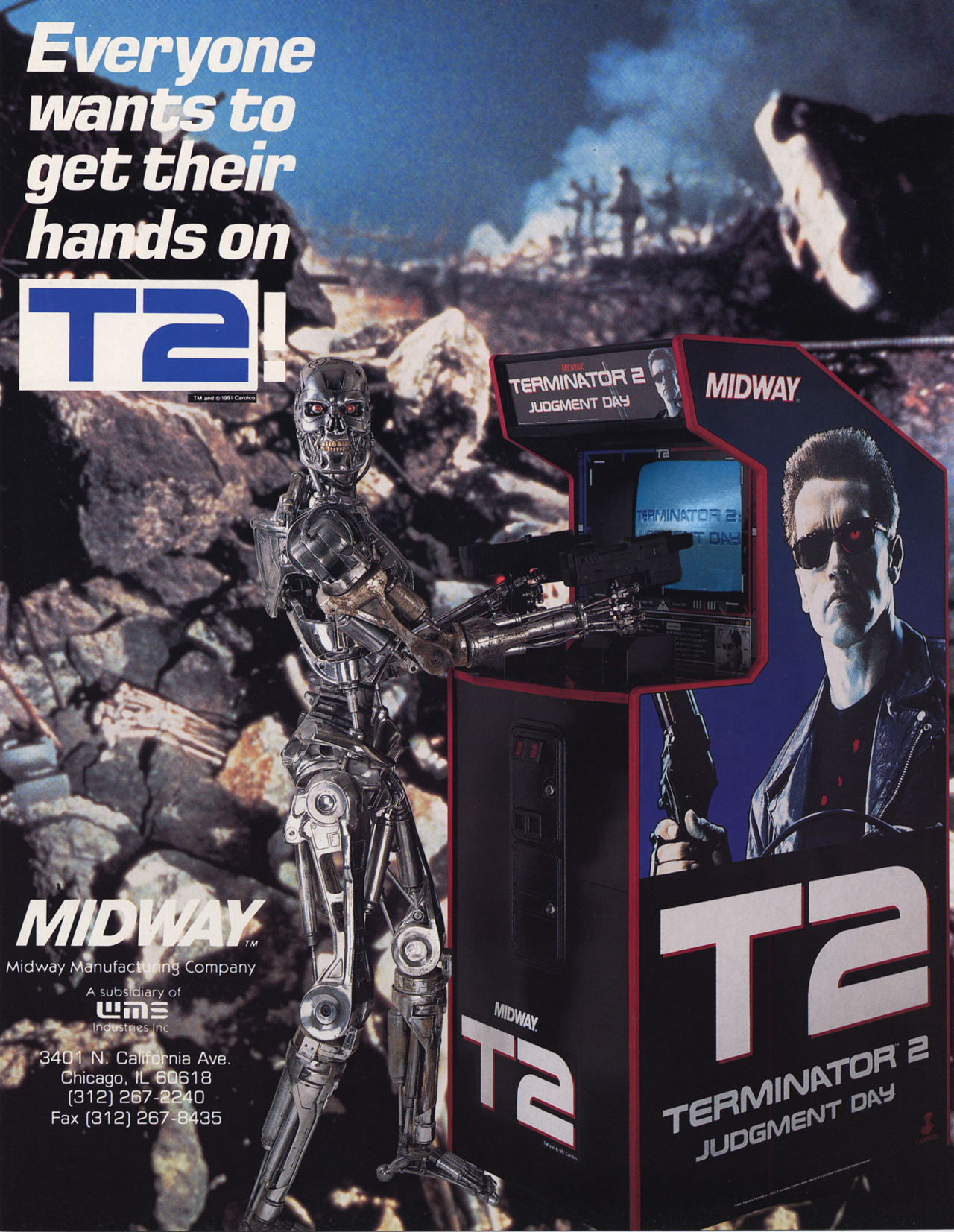 Terminator 2: Judgment Day (video game, Arcade, 1991) reviews & ratings ...