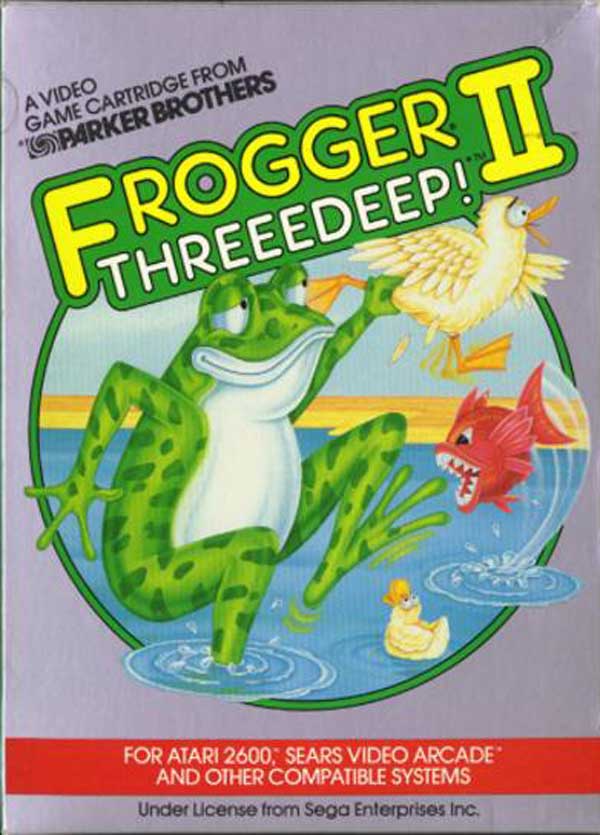 Frogger II: ThreeeDeep! (video game, Atari 2600/VCS, 1984) reviews ...