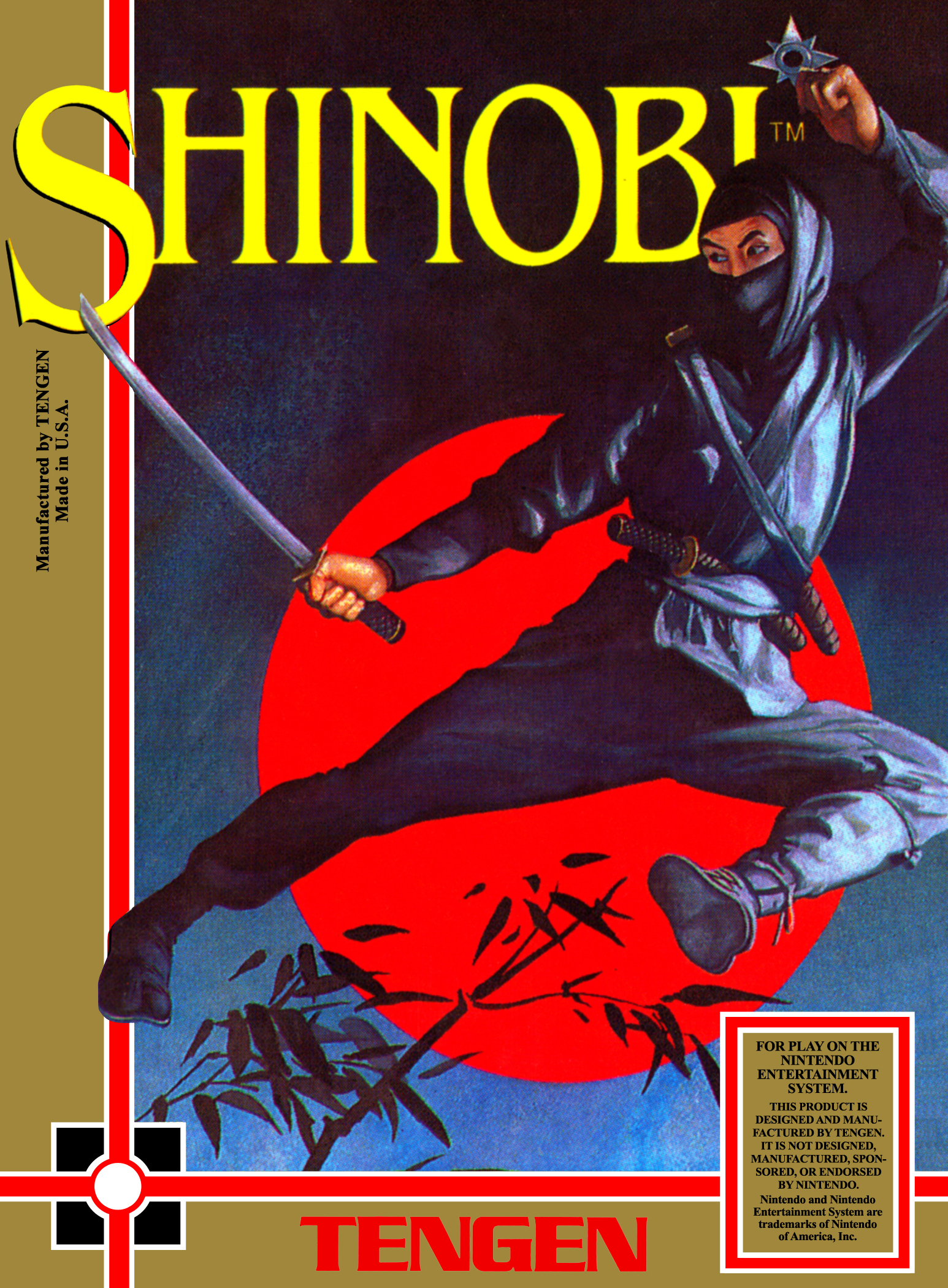 Shinobi [忍] (video game, NES, 1989) reviews & ratings - Glitchwave ...