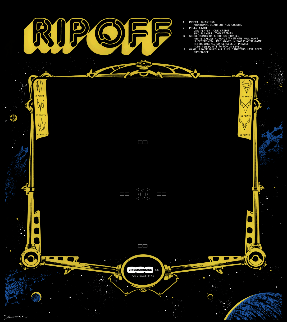 Rip Off (video game, Arcade, 1980) reviews & ratings - Glitchwave video ...