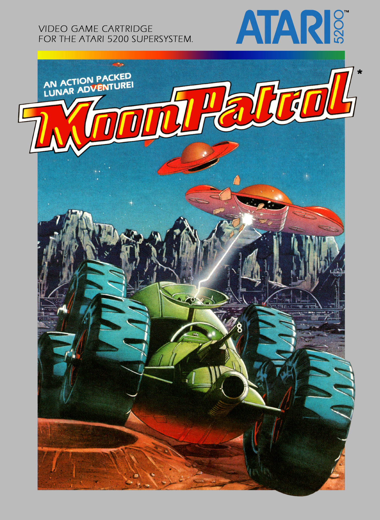 Moon Patrol (video game, Atari 5200, 1983) reviews & ratings ...