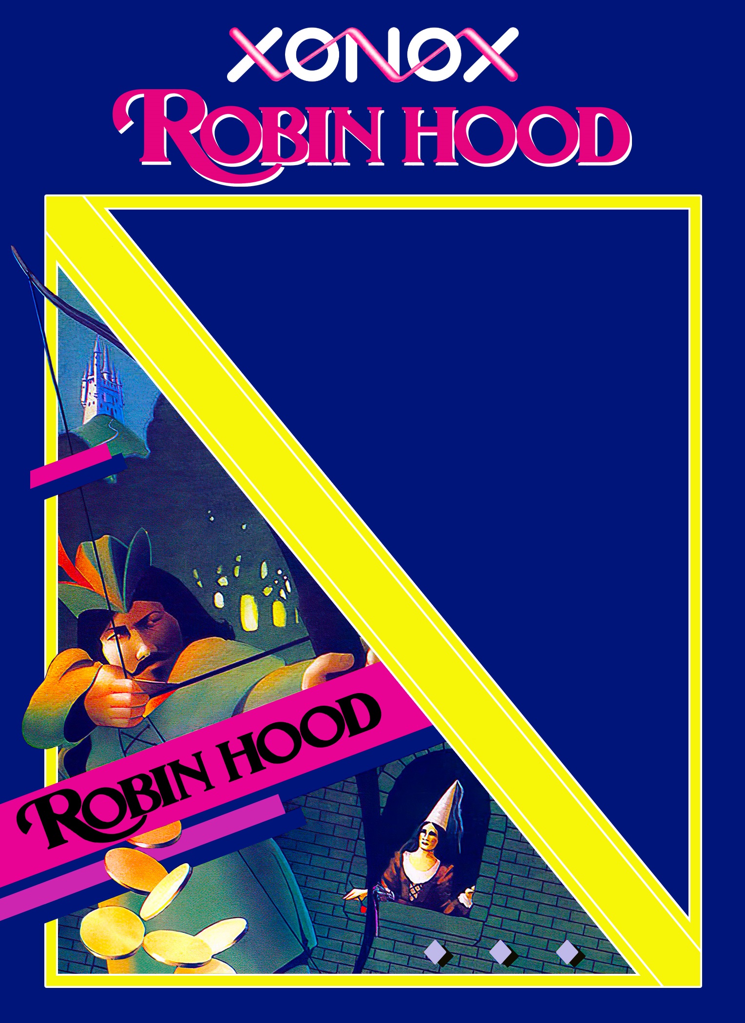 Robin Hood (video game, fixed shooter, run and gun, medieval fantasy ...