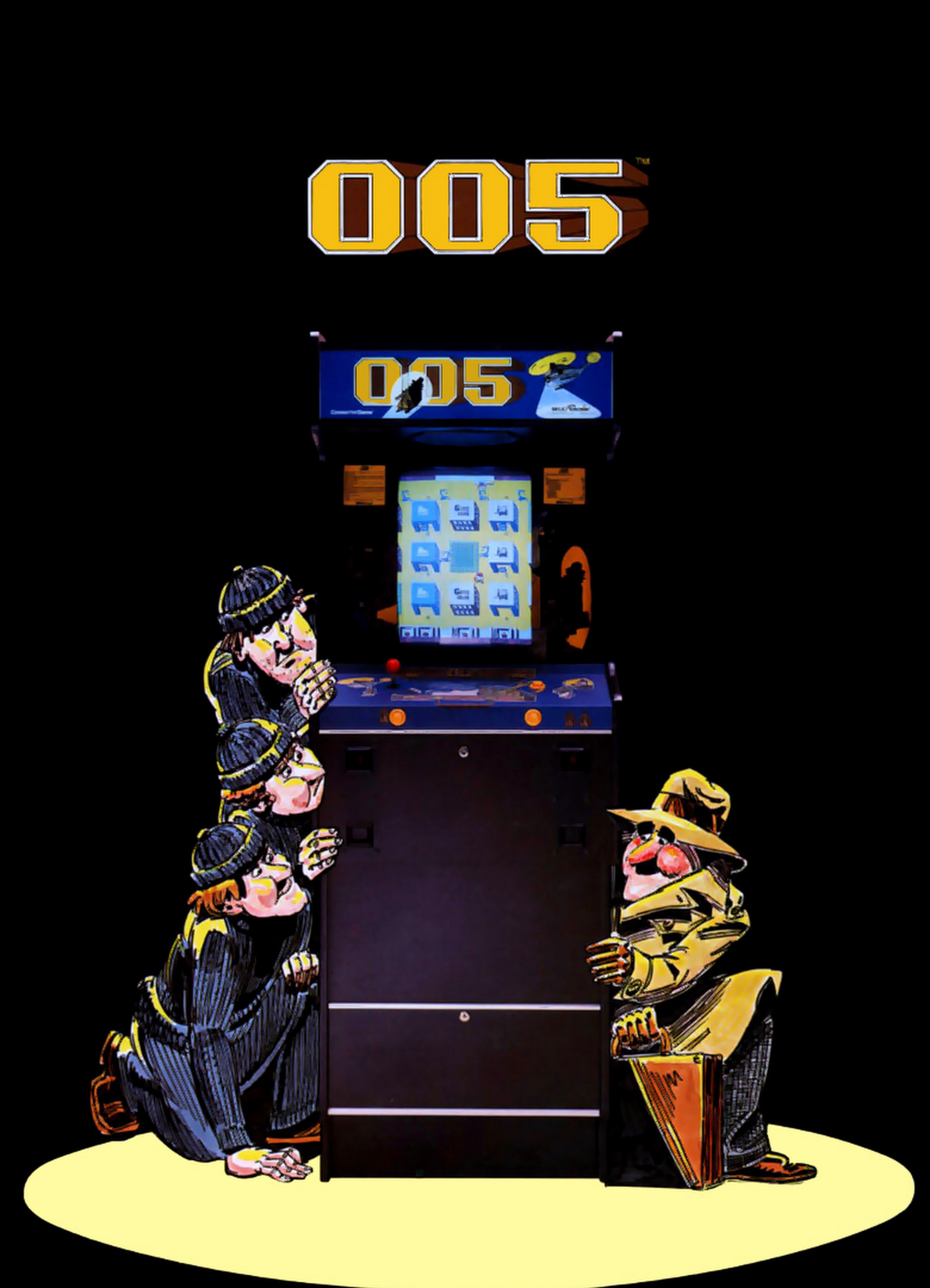 005 (video game, stealth, shoot 'em up, arcade, maze chase, hub world ...