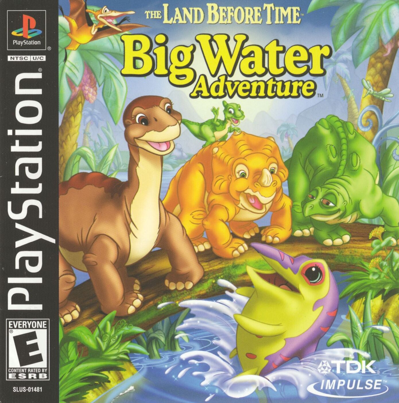 The Land Before Time: Big Water Adventure (video game, PS1, 2002 ...