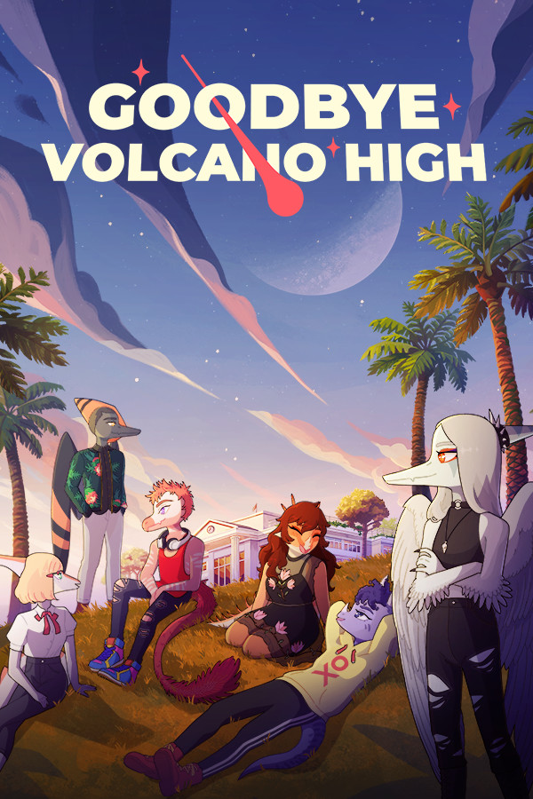 Goodbye Volcano High (video game, furry, narrative adventure, dinosaur ...