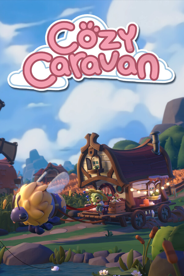 Cozy Caravan (video game, social simulation, top-down, crafting ...