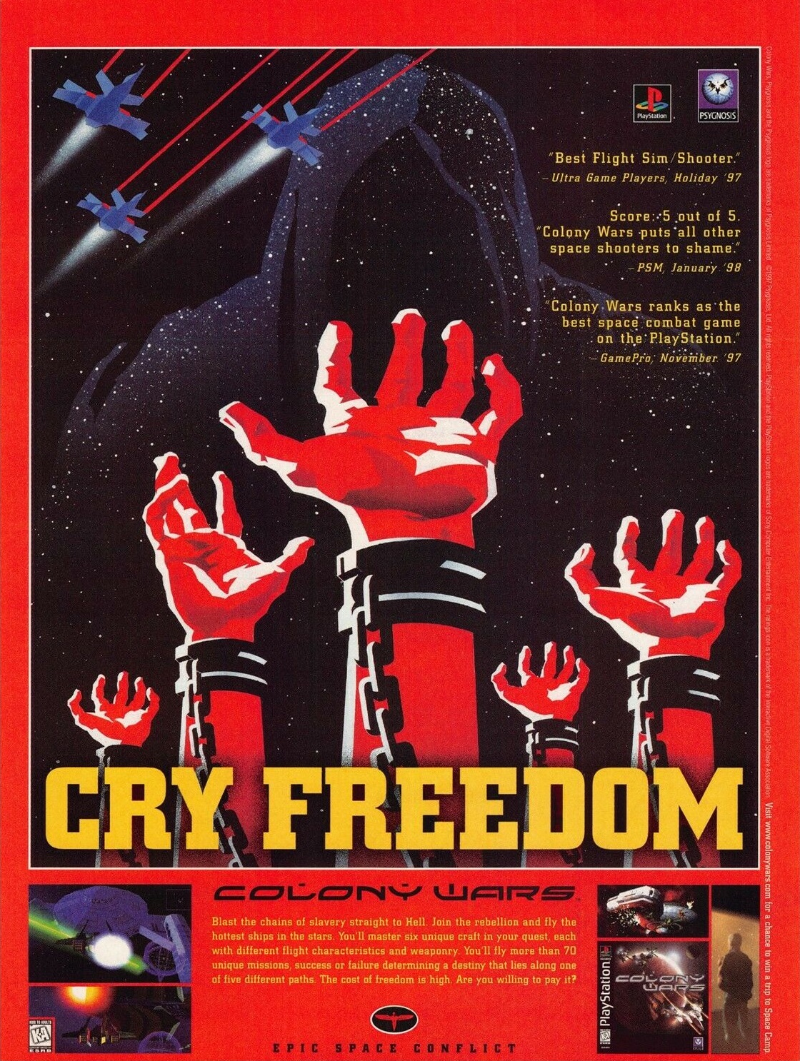 Colony Wars (video game, space combat simulation) reviews & ratings ...