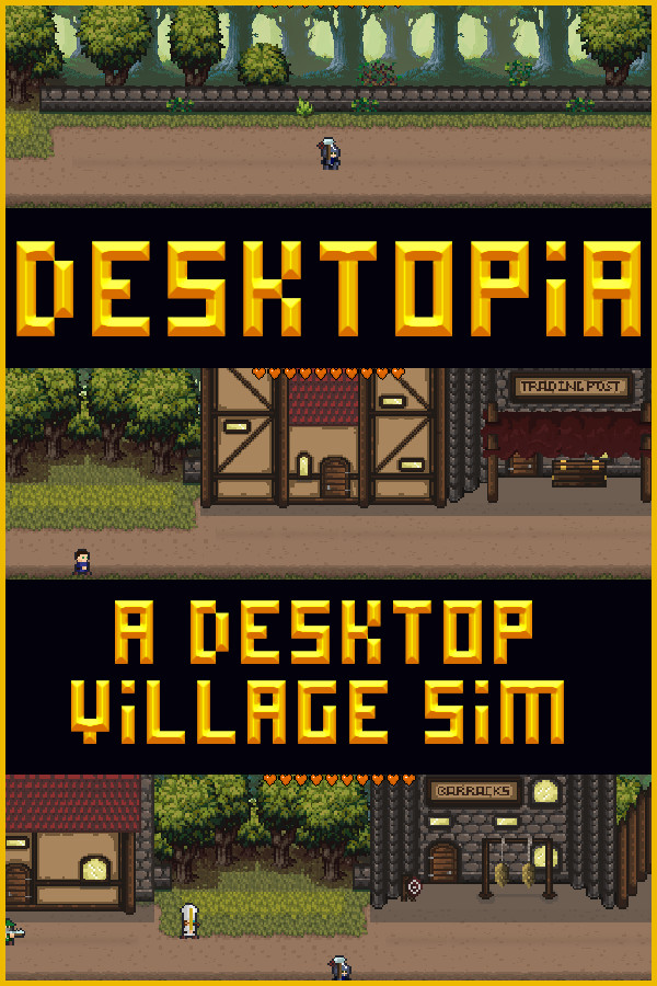 Desktopia: A Desktop Village Simulator (video game, city-building ...
