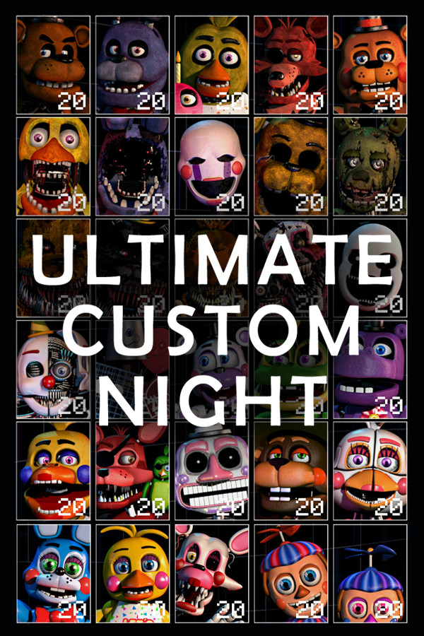 Ultimate Custom Night (video game, surveillance, low fantasy, mascot ...