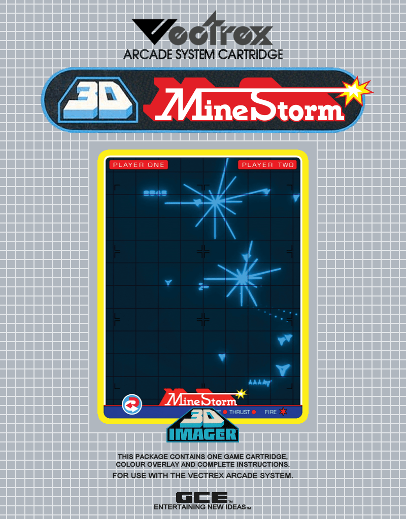 3D MineStorm (video game, multidirectional shooter, virtual reality ...