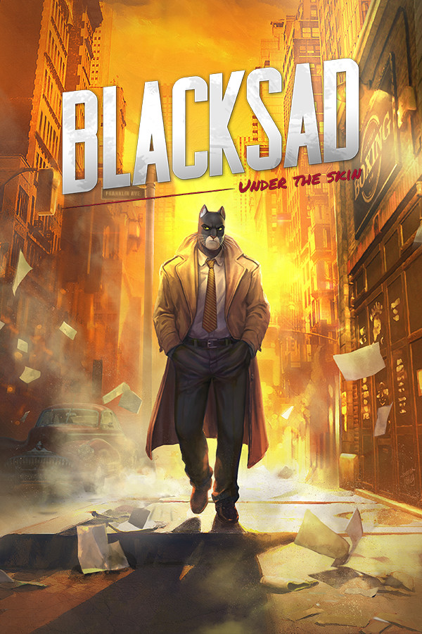 Blacksad: Under the Skin (video game, graphic adventure, noir ...