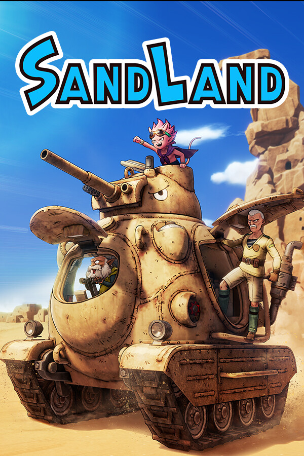 SAND LAND (video game, action RPG, post-apocalyptic, tank combat ...