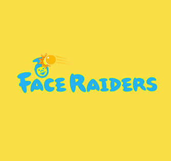 Face Raiders (video game, augmented reality, fixed shooter, robot ...