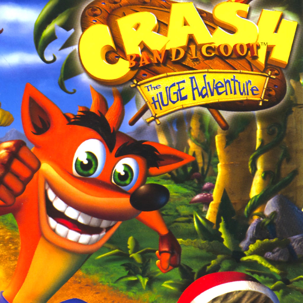 Crash Bandicoot: The Huge Adventure (video game, 2D platformer, fantasy ...