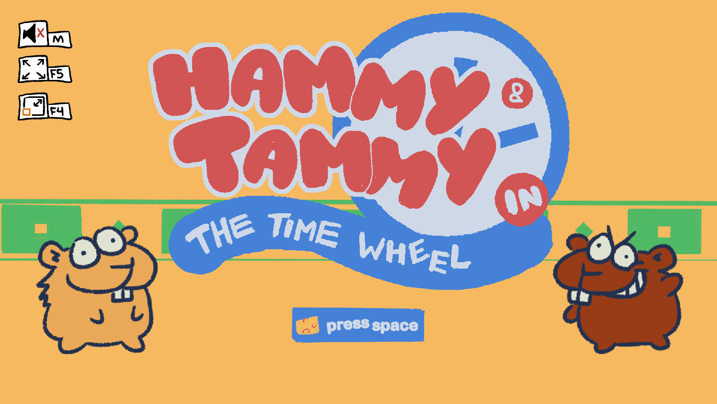 Hammy & Tammy in the Time Wheel (video game, rodents, 2D platformer ...