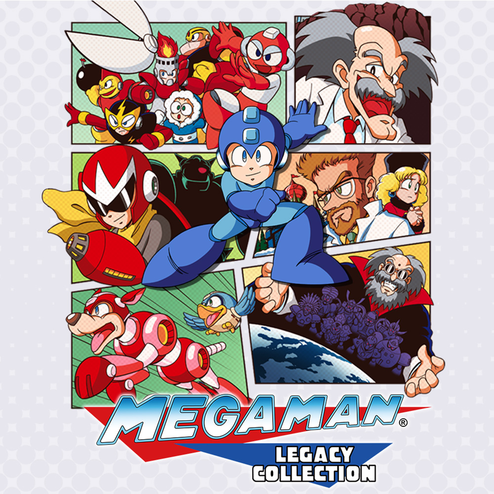 Mega Man Legacy Collection (video game, 2D platformer, science fiction ...