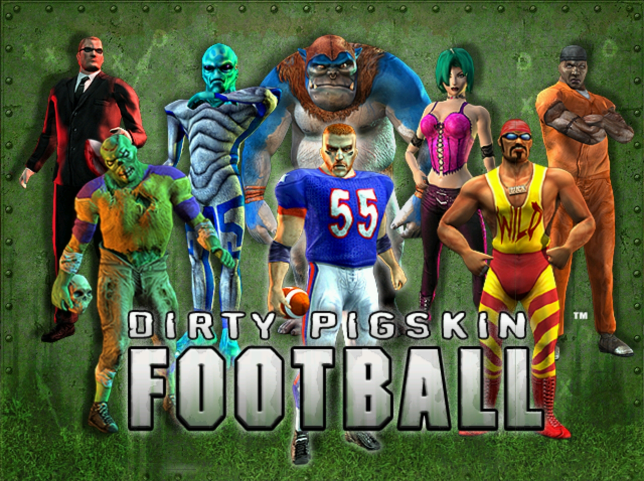 Dirty Pigskin Football (video game, American football, comedy, arcade ...
