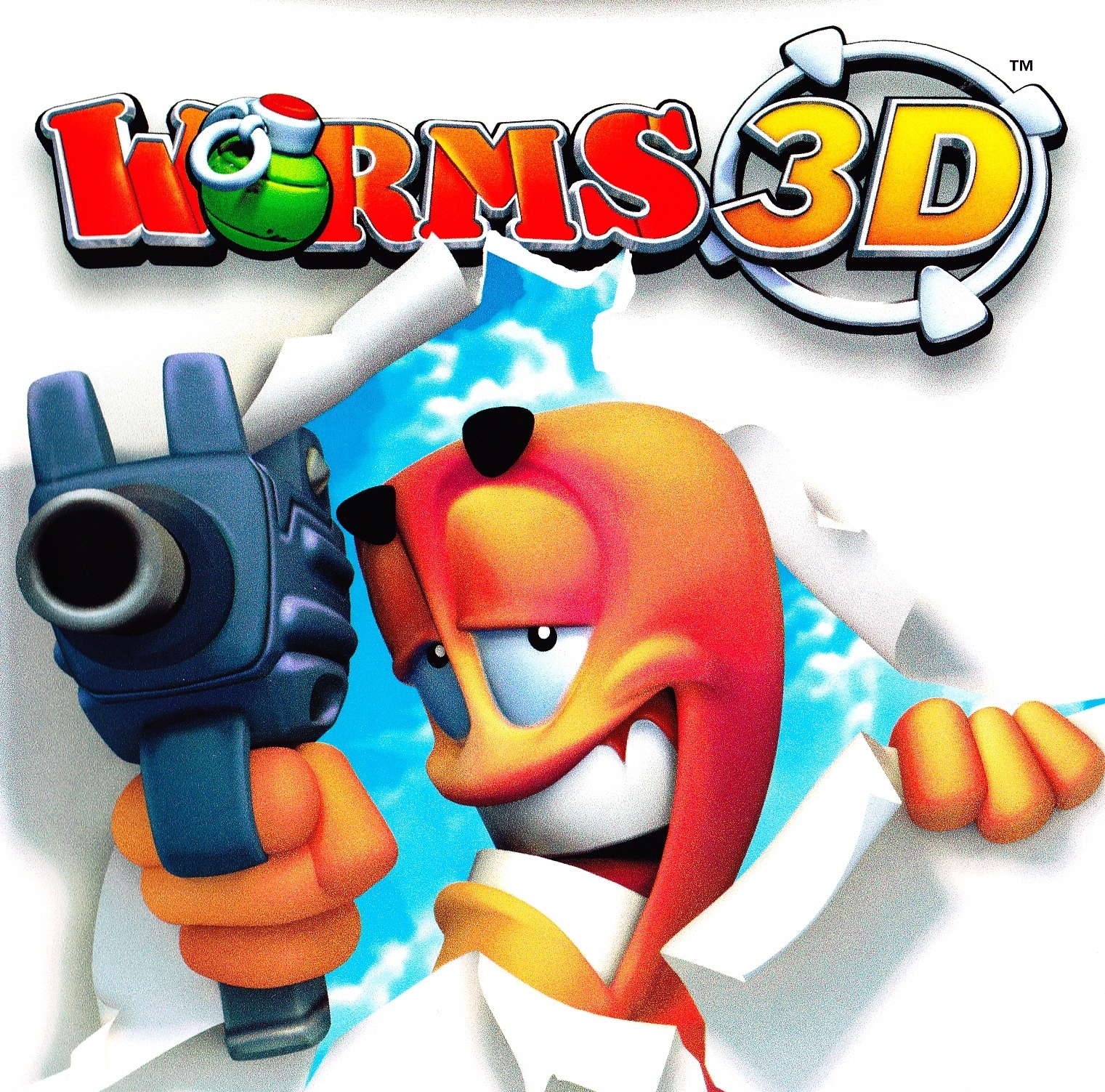 Worms 3D (video game, artillery, comedy, turn-based tactics, bug, turn ...