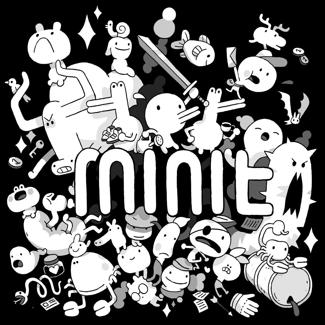 Minit (video game, action-adventure, time loop, 1-bit pixel art, 3/4 ...