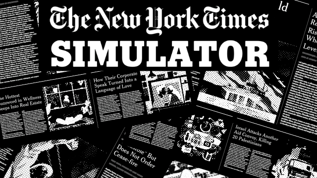 The New York Times Simulator (video game, satire, business simulation ...