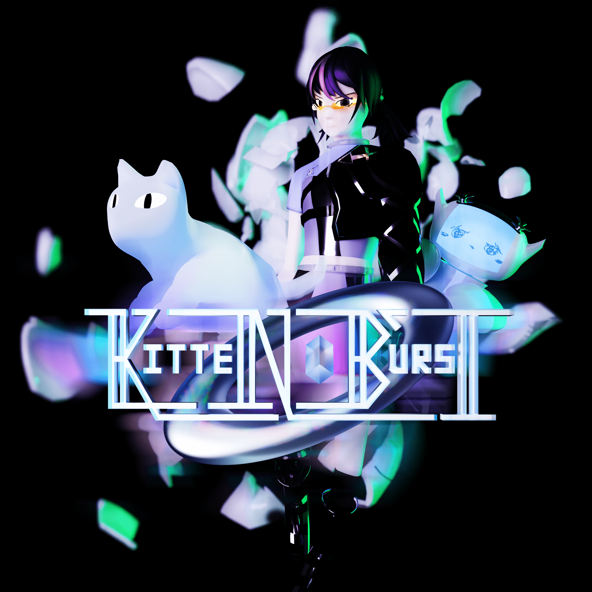 Kitten Burst (video game, cyberpunk, futuristic racing, cats) reviews ...