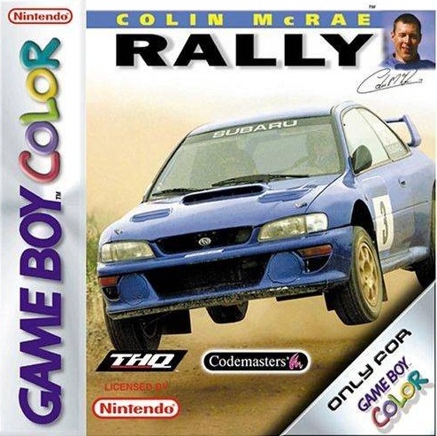 Colin McRae Rally [GBC] (video game, top-down racing, real-time ...