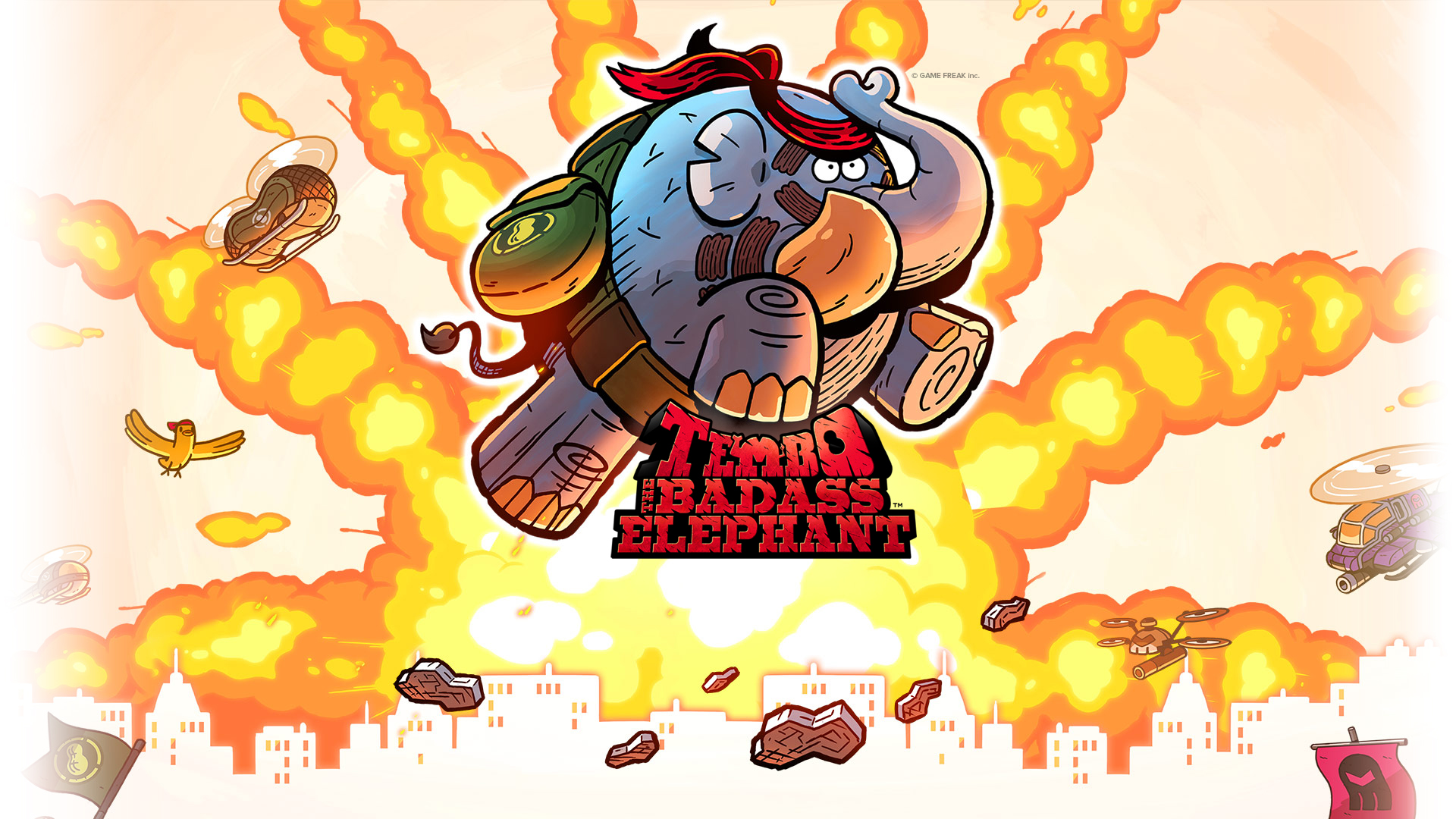 Tembo the Badass Elephant (video game, 2D platformer) reviews & ratings ...