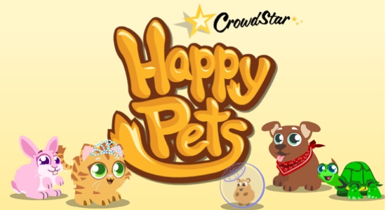 Happy Pets (video game, virtual pet, social network game, animals ...