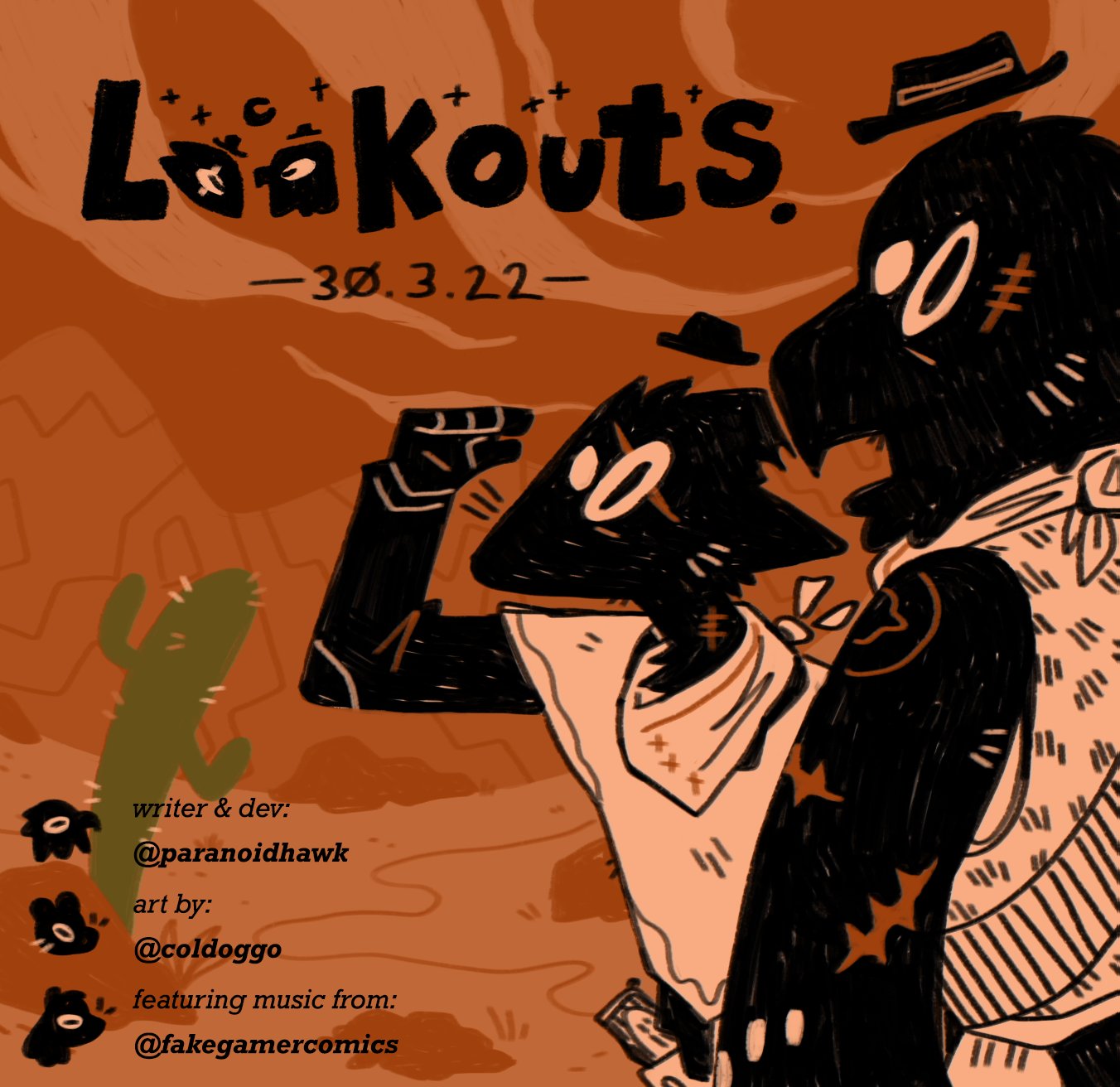 Lookouts (video game, furry, LGBT, visual novel, western, romance, low ...