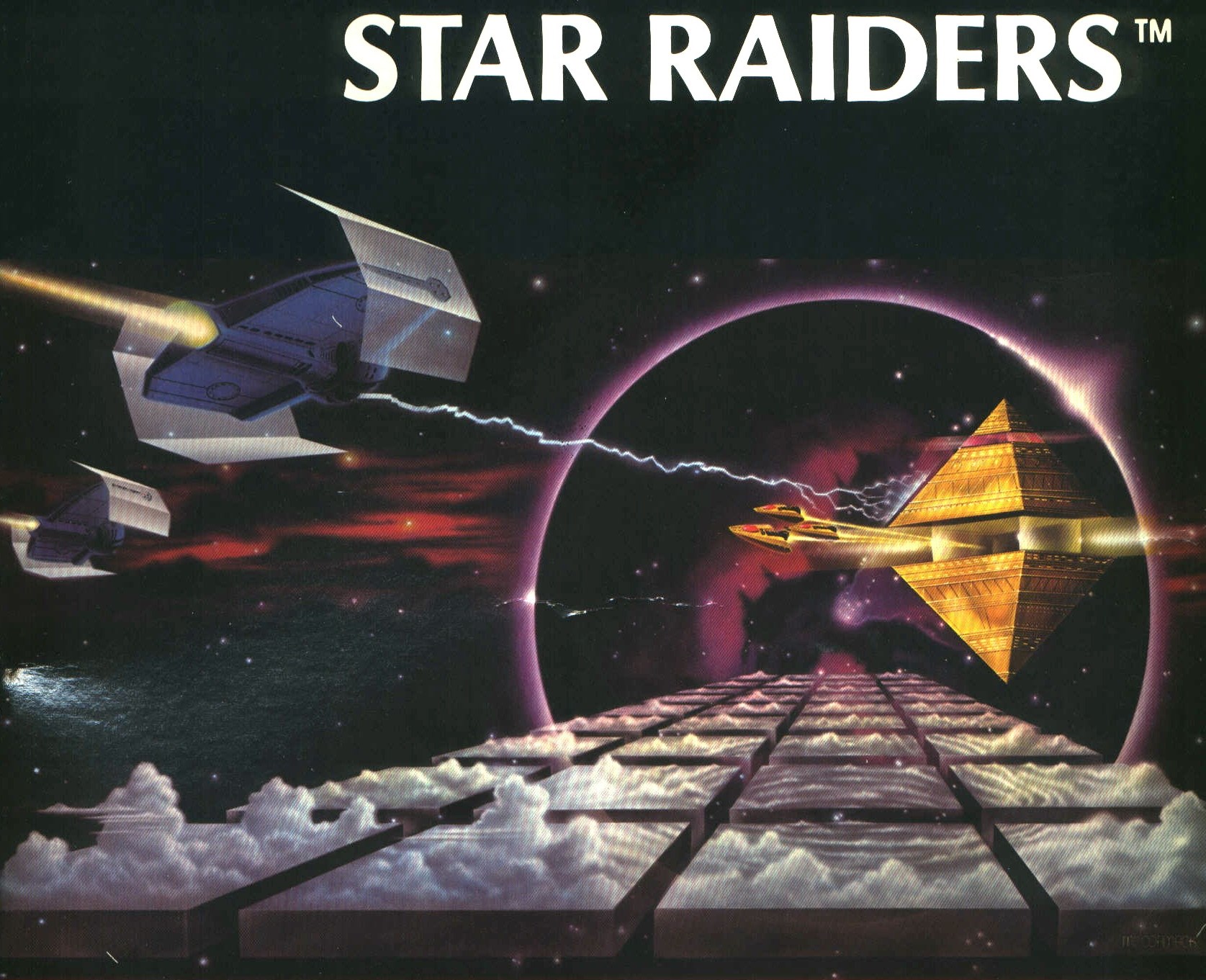 Star Raiders (video game, space combat simulation, first-person, open ...