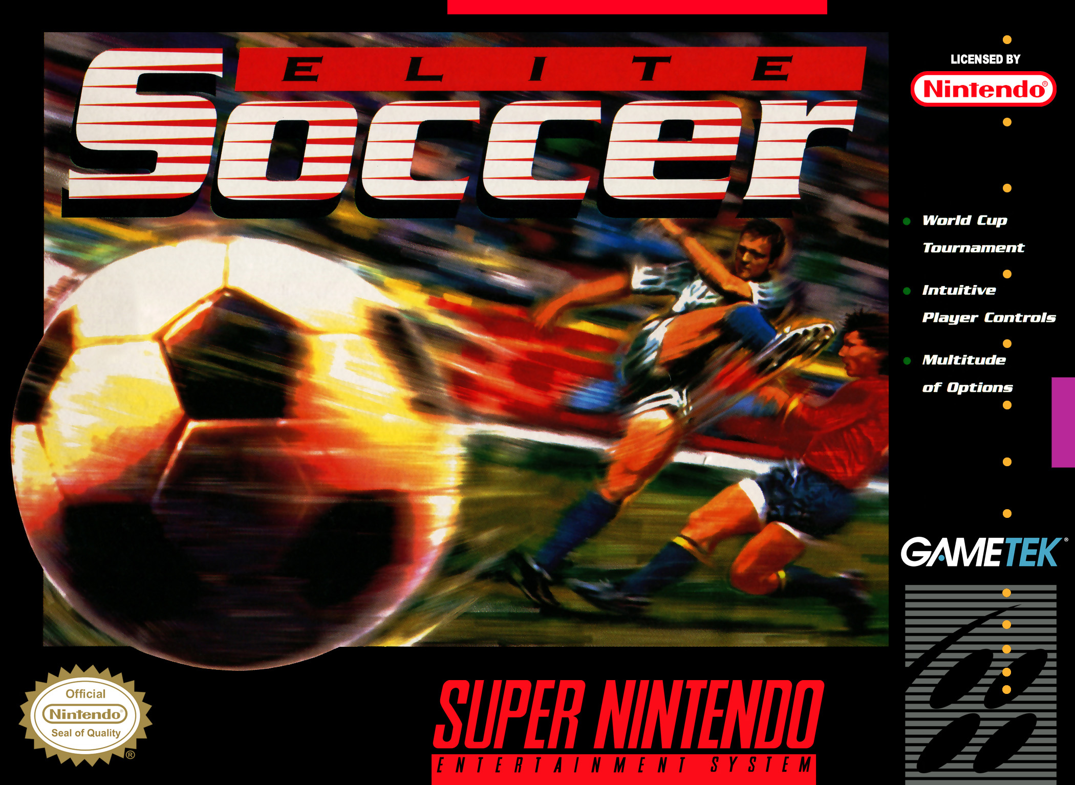 World Cup Striker (video game, SNES, 1994) reviews & ratings ...