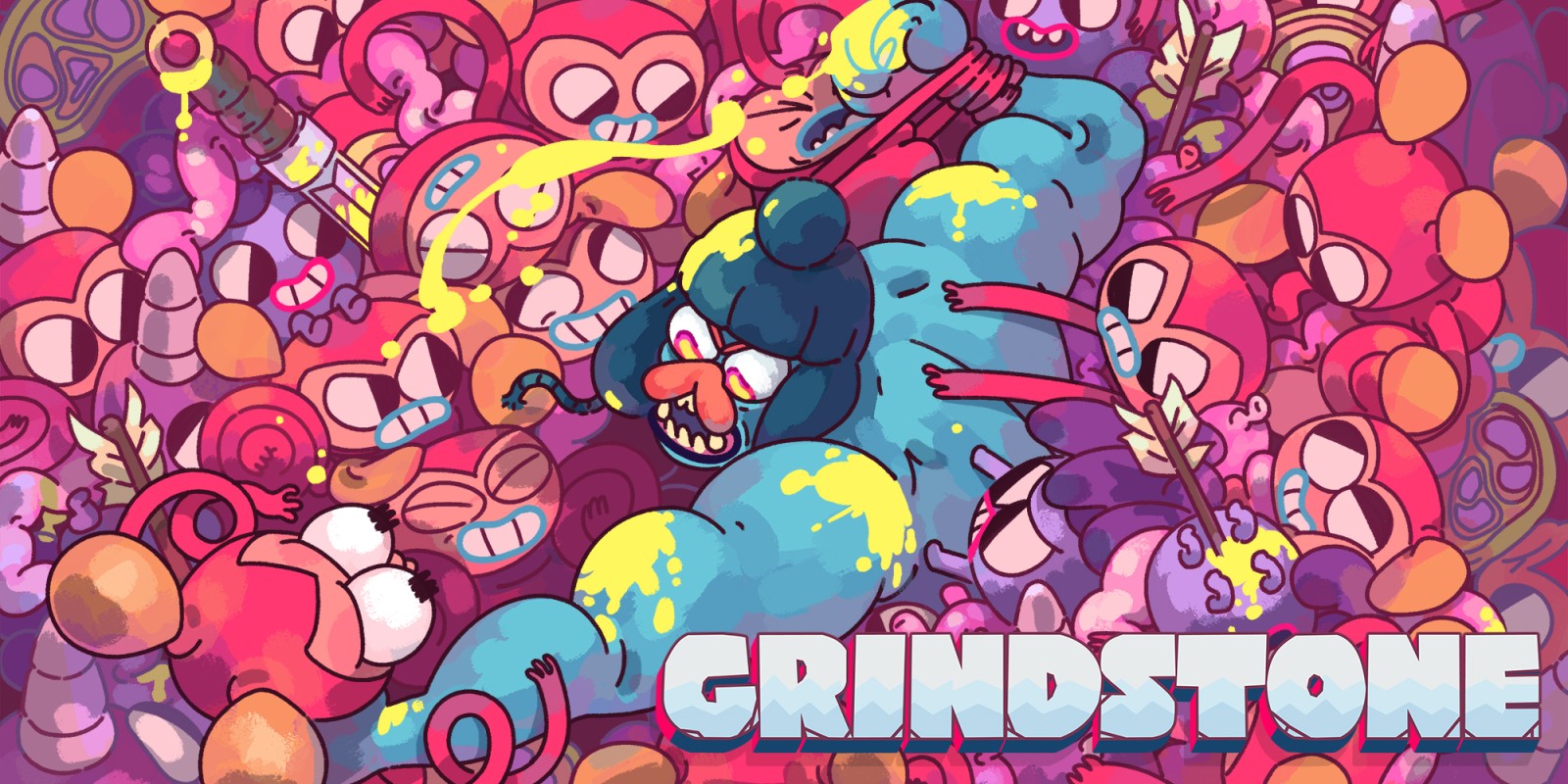 Grindstone (video game, tile-matching, falling block puzzle, grid ...