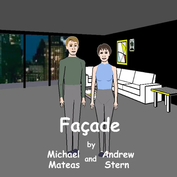 Façade (video game, interactive fiction, social simulation, first ...