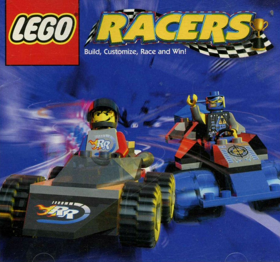 Lego Racers (video game, kart racing, third-person, low poly, real-time ...