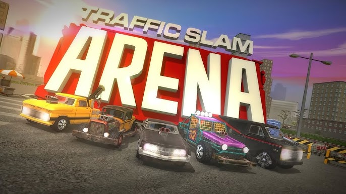Traffic Slam Arena (video game, car combat, third-person, real-time ...
