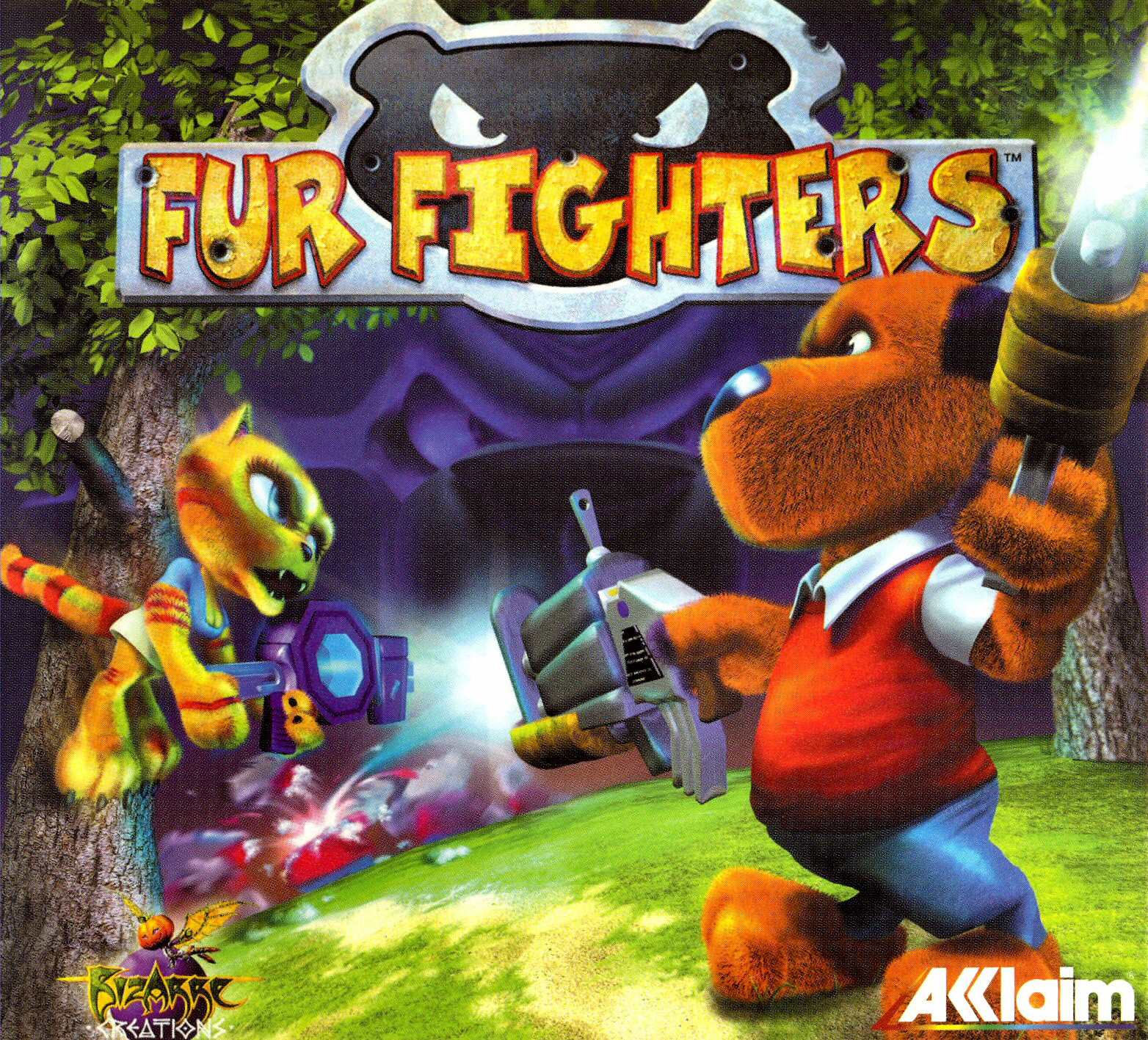 Fur Fighters (video game, third-person shooter, 3D platformer, anthro ...