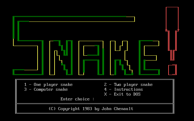 Snake (video game, snake, fixed screen) reviews & ratings - Glitchwave ...