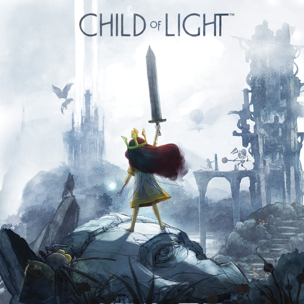 Child of Light (video game, turn-based RPG, high fantasy, JRPG, hand ...
